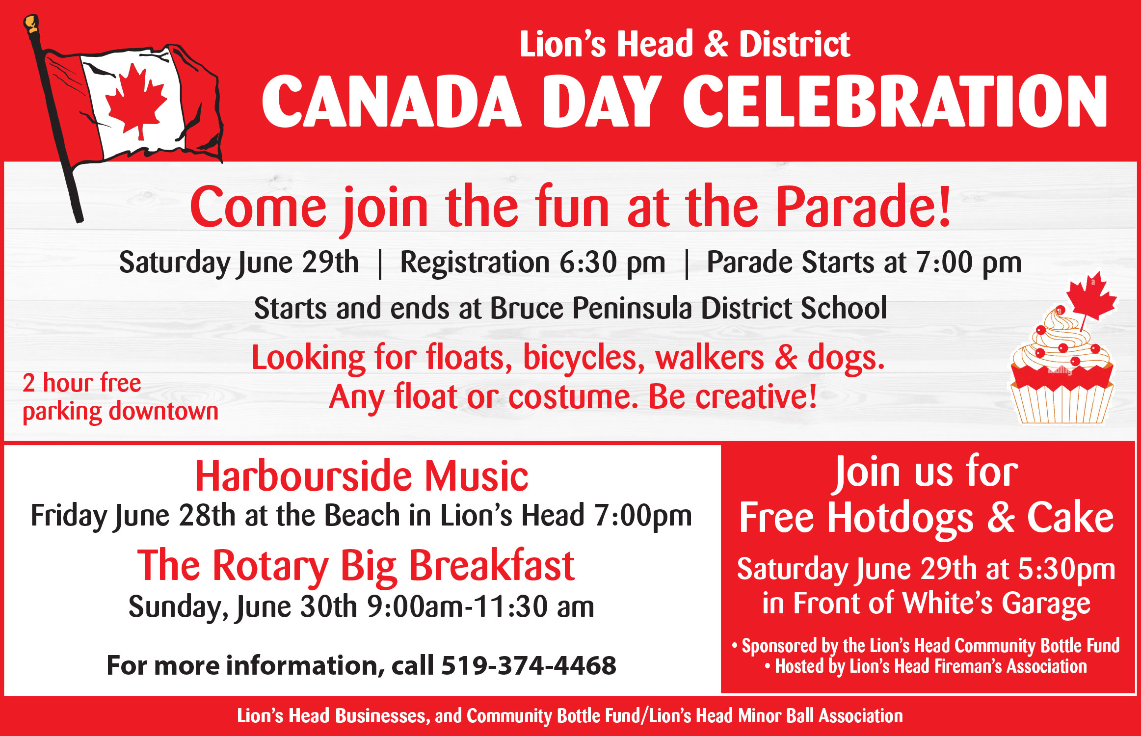 Canada Day Events on the Peninsula - Bruce Peninsula Press