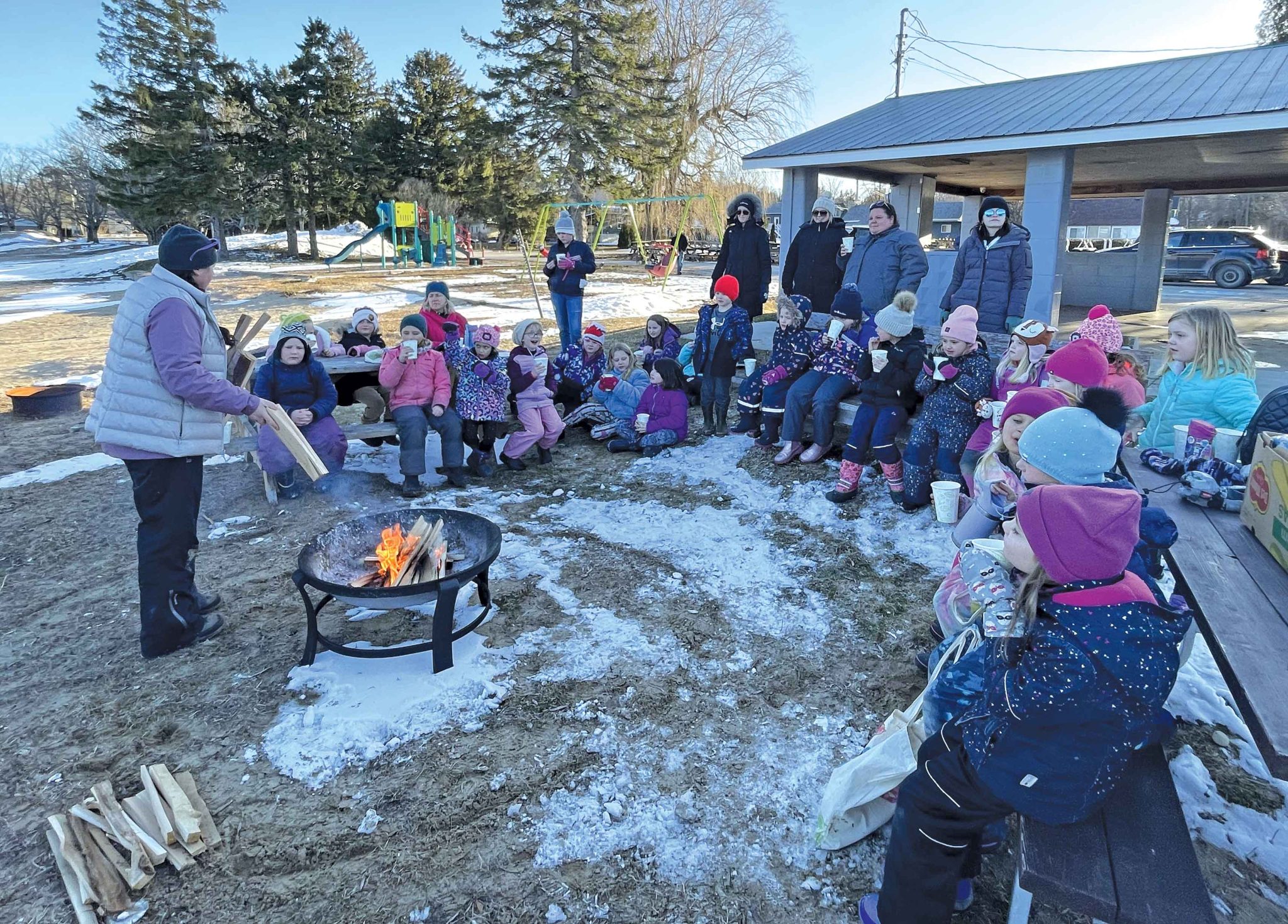 Sparks Fly and Embers Glow at First Campfire for Local Guiding Unit ...