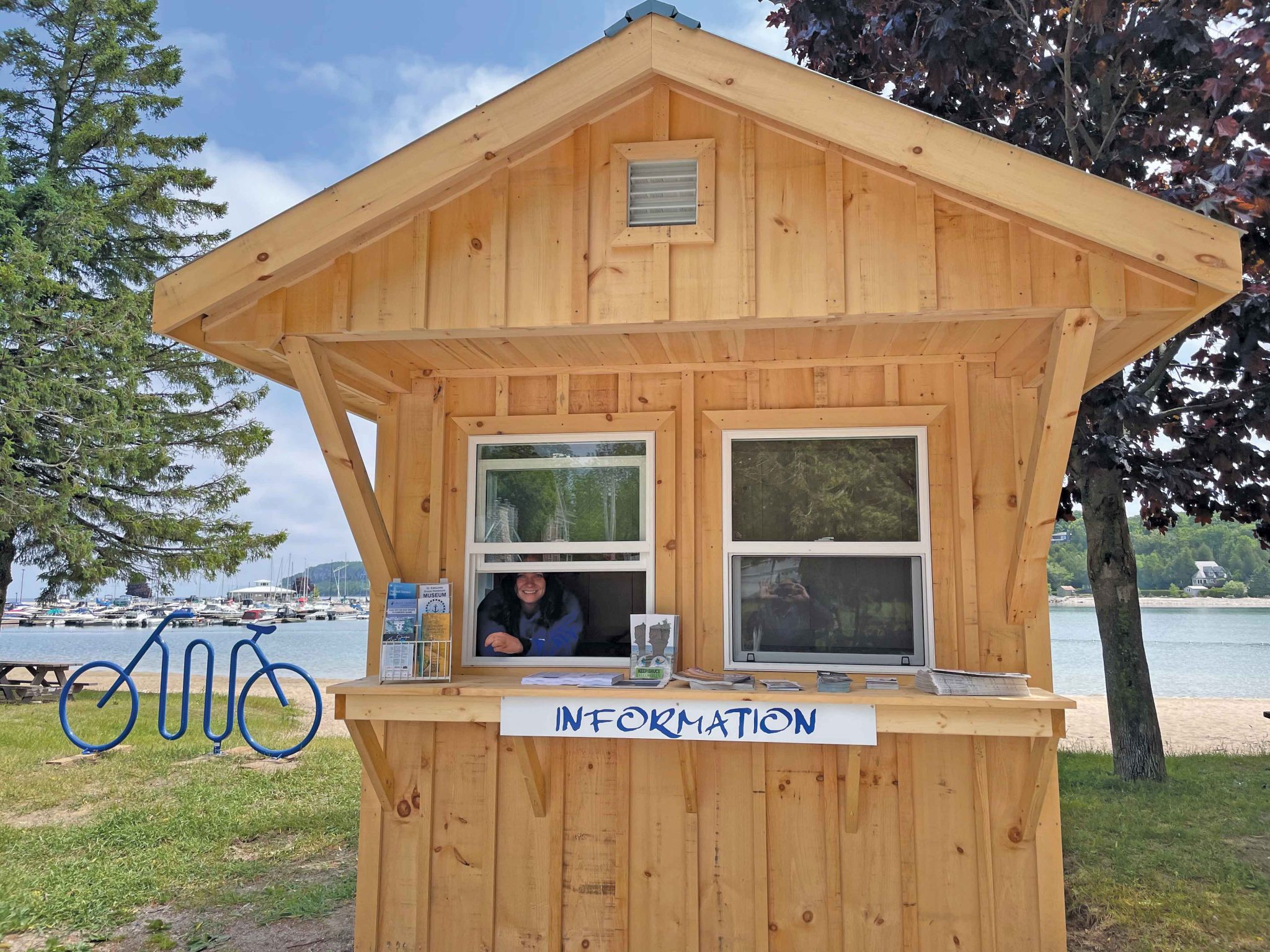 New Tourism Information Booth Opens at Lion’s Head Beach - Bruce ...