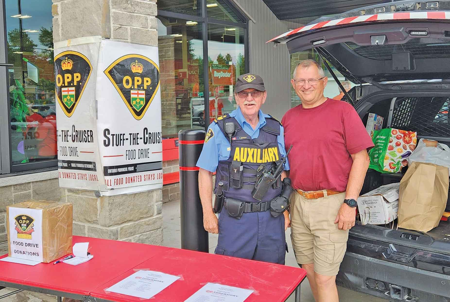 Successful “Stuff The Cruiser”Event Benefits Tobermory Food Bank ...